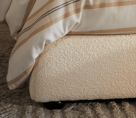 CM Home Cumulus Sherpa Fabric Upholstered Bed – City Mattress