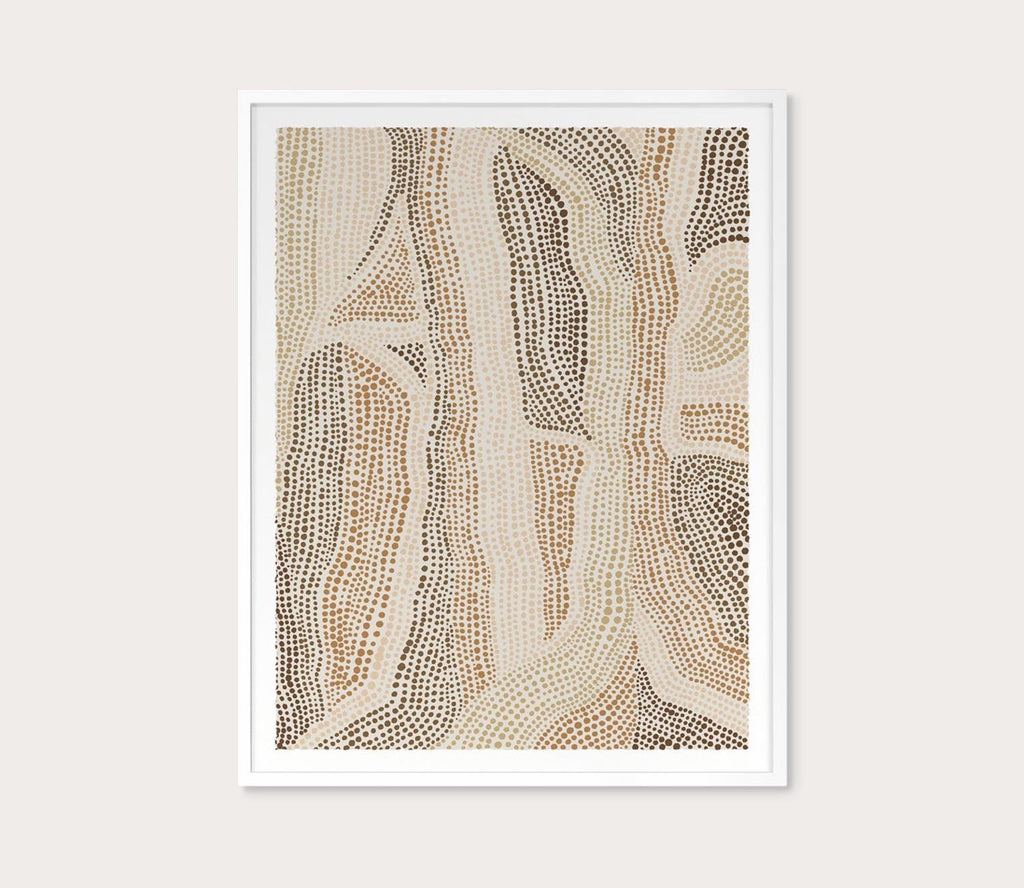 Dot Pattern 6 in Clay Tones Digital Print