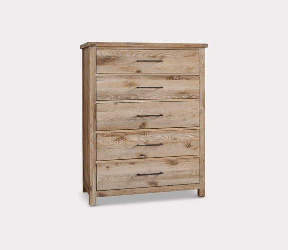 Vaughan Bassett Dovetail Sun Bleached White 5-Drawer Wood Chest – City ...
